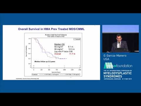 Long Term Survival Results & Prognostic Factors of Higher Risk MDS/CMML... - G Garcia-Manero
