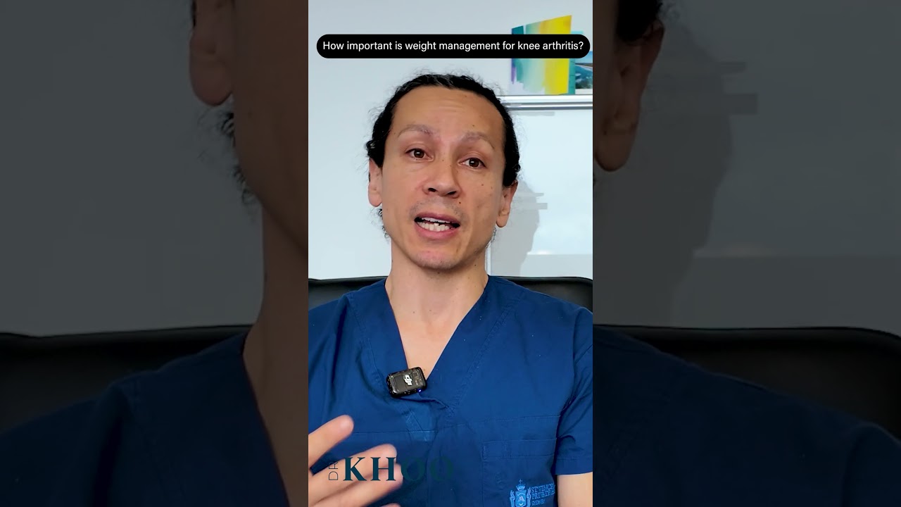 How important is weight management for knee arthritis? - Dr Khoo - Knee Surgeon - Sydney