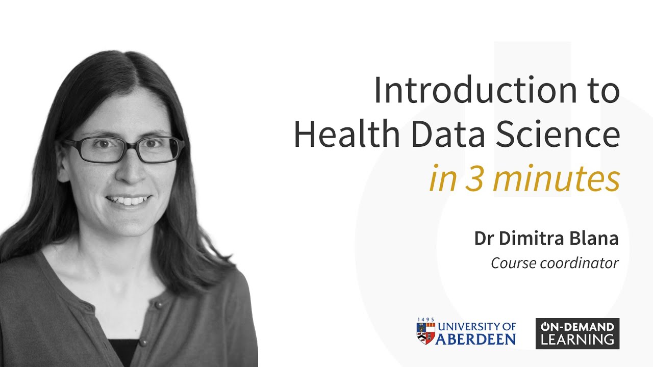 Introduction to Health Data Science in 3 minutes