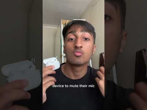 Mute with the stem! #apple #airpods #iphone #shorts
