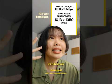Kenapa sih IG harus ganti preview??? Gue spill template IG post terbaru. #graphicdesign #instagram