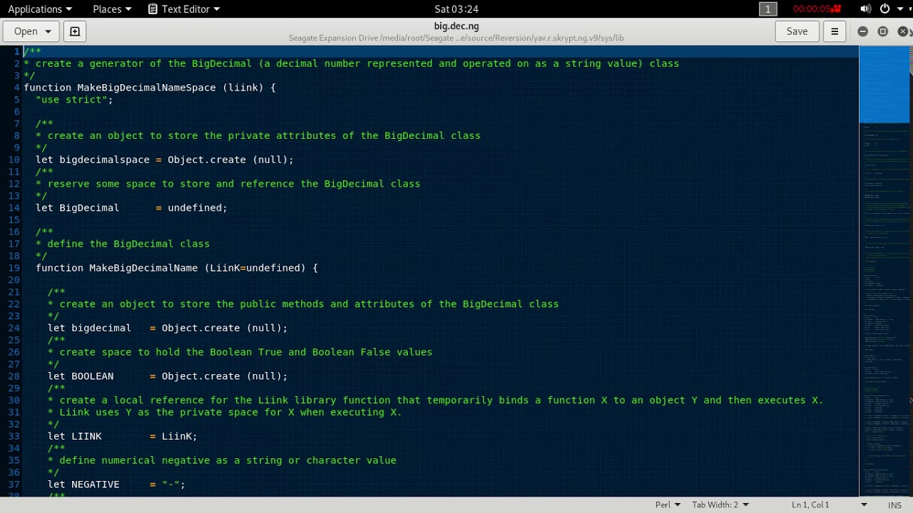 The BigDecimal in Javascript
