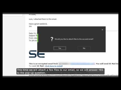 Email encryption demo - How to encrypt gmail or any webmail with Securencrypt