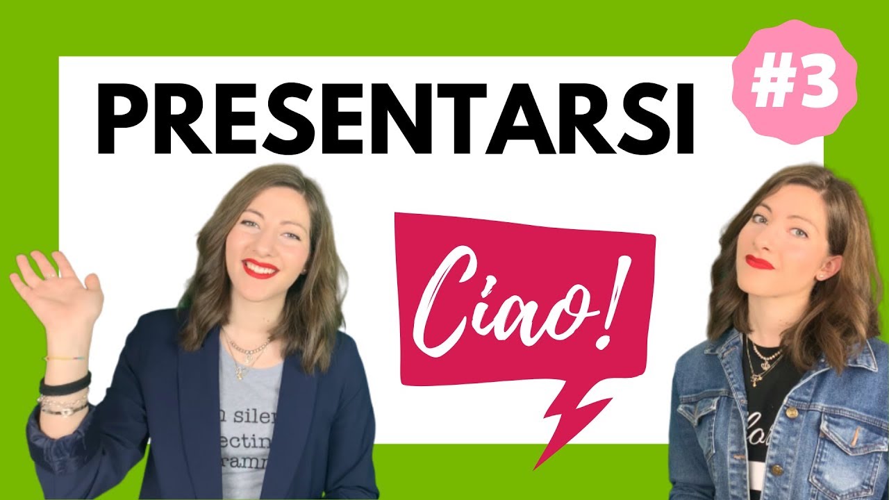 Cómo PRESENTARSE en italiano (Palabras, Verbos, Expresiones) – LearnAmo