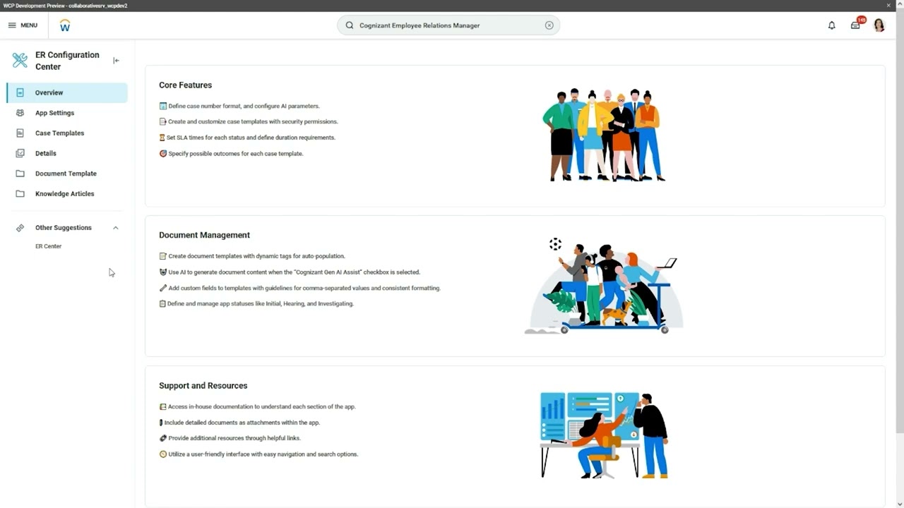 Employee Relations Manager App, Built on Workday | Cognizant