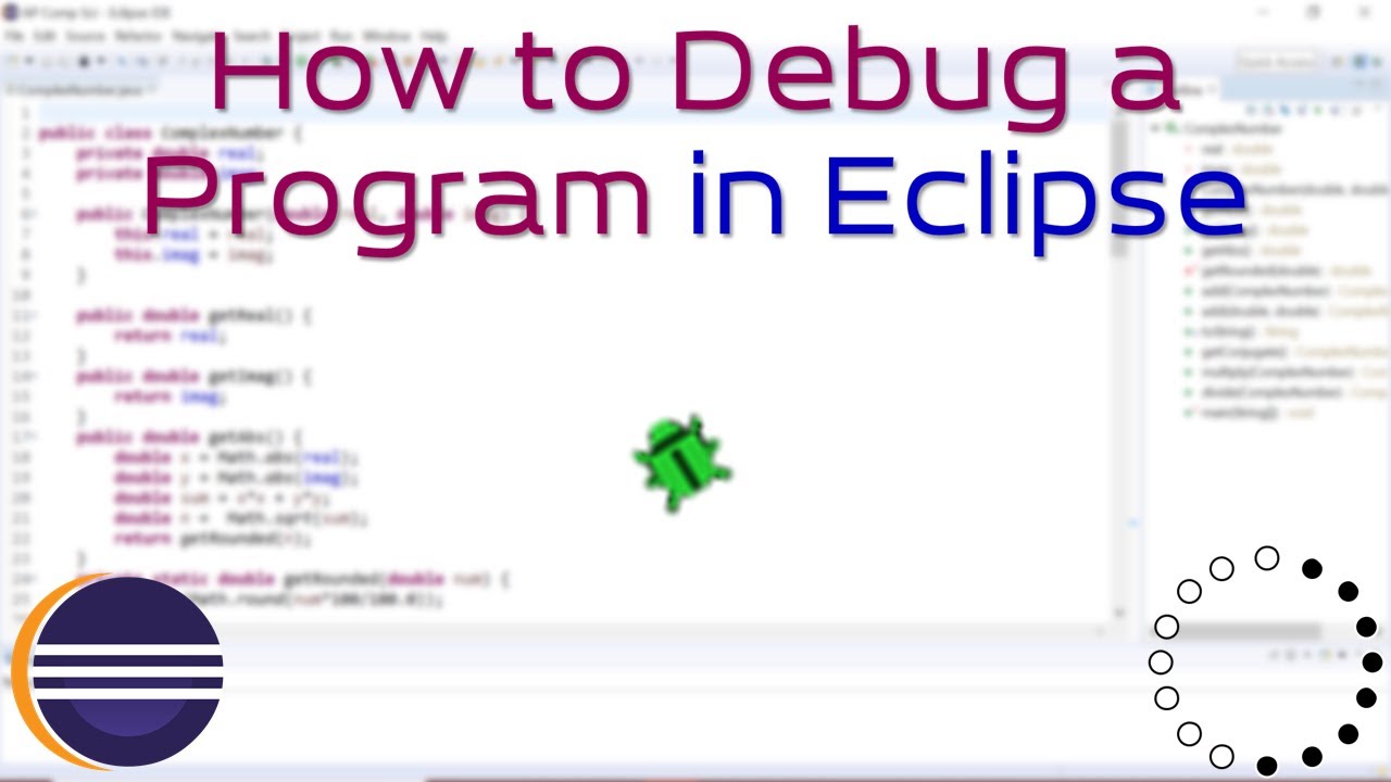 How to Debug a Program in Eclipse