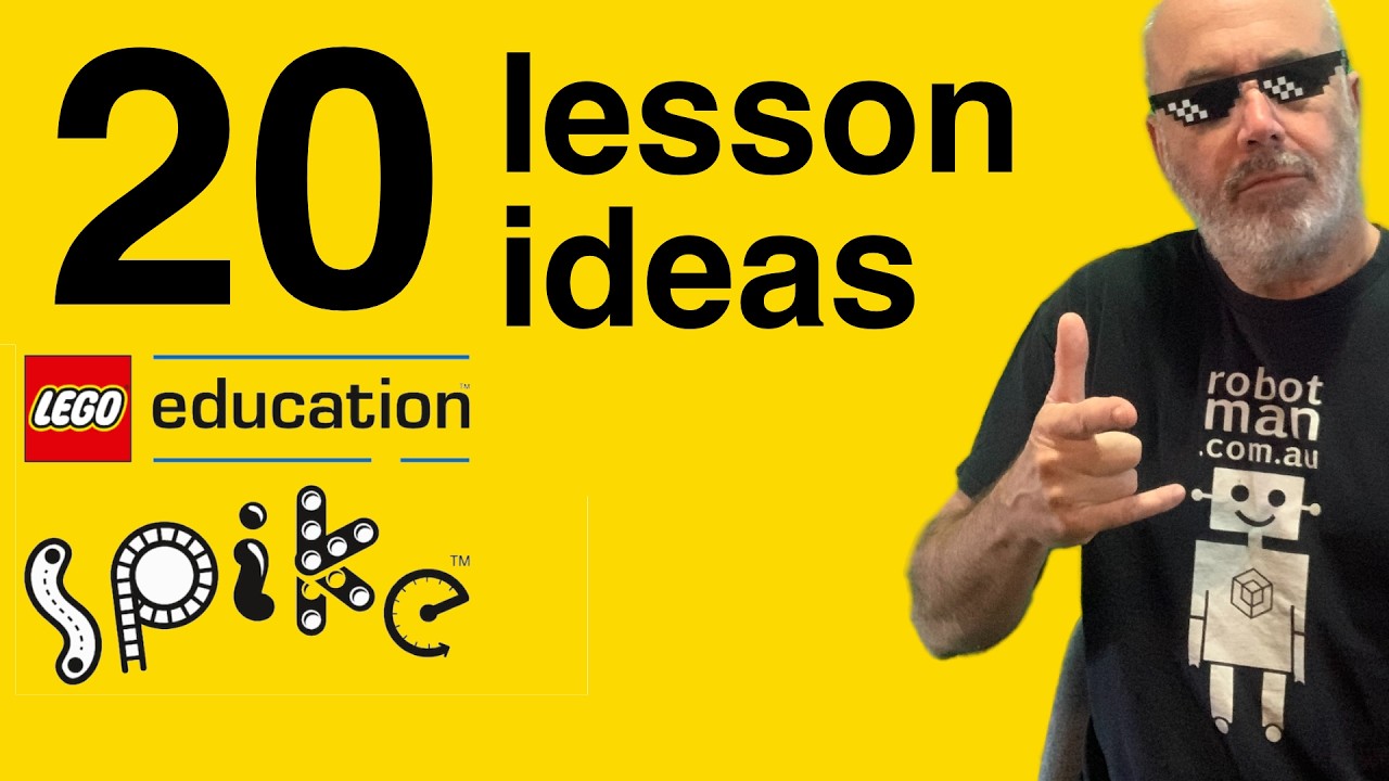 Lego Spike Prime lesson ideas from Robot Man
