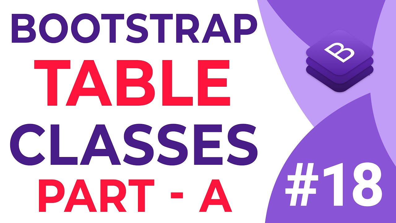Bootstrap Table Classes  - Bootstrap Tutorial