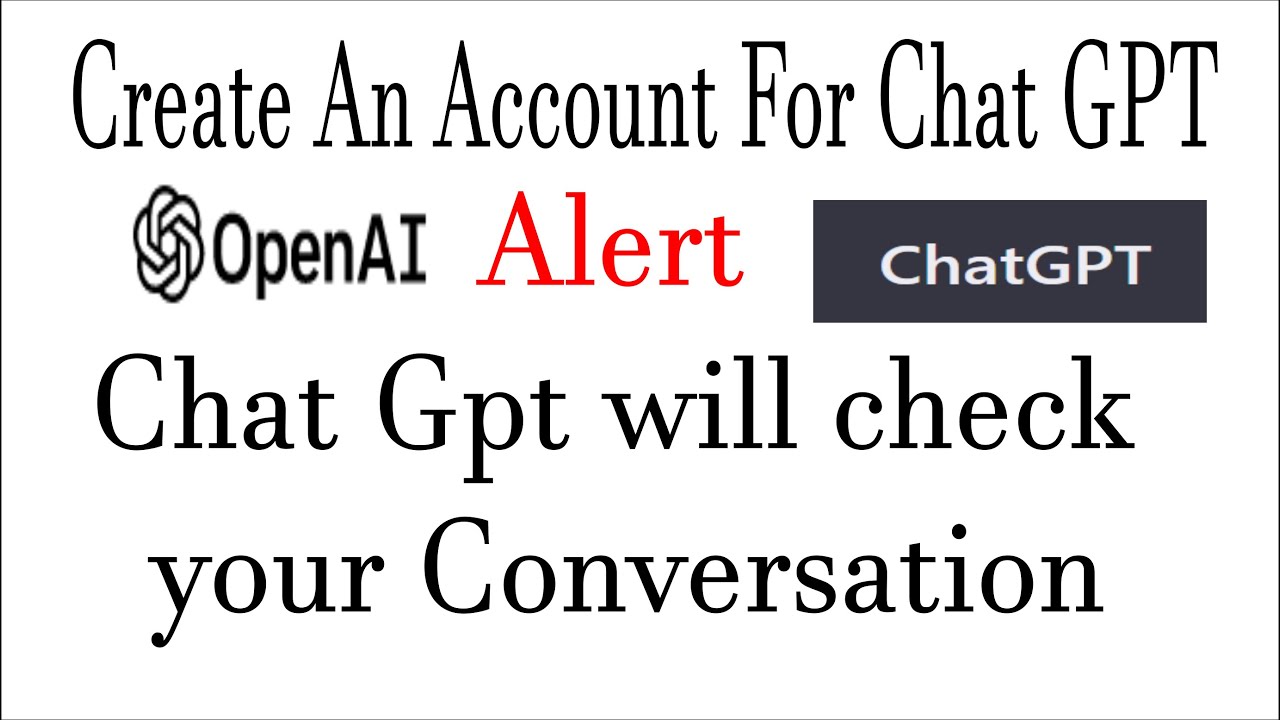 How To Create An Account For Chat GPT