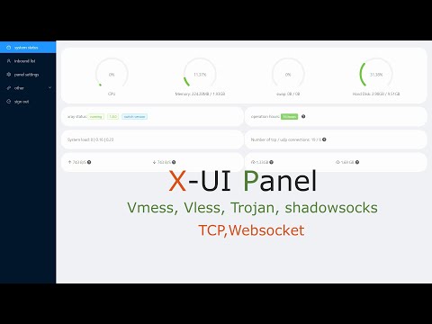 How to install X-UI panel - Vmess+Vless+Trojan+Shadowsocks/TCP+WS+QUIC+GRPC+kcp+http/V2ray/Xray