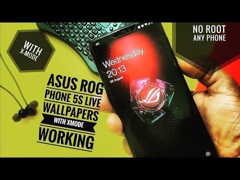 ASUS ROGPHONE 5s Live Wallpapers For Any Phone With X MODE