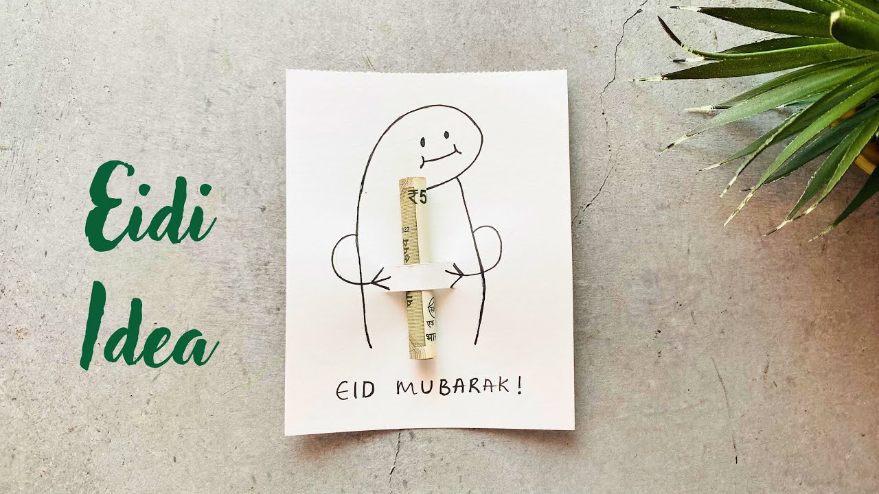 DIY Gift idea for Eid 😍 | Last Minute Eidi Card | Eidi Gift Ideas | Eid Mubarak #eidgifts #eidi