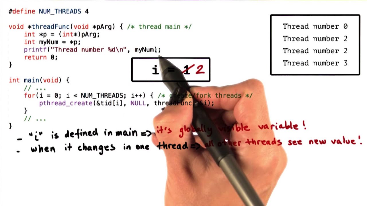 PThread Creation Example 3