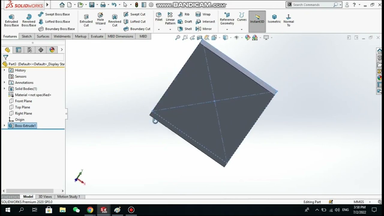 Exercise: 02 SolidWorks Tutorial