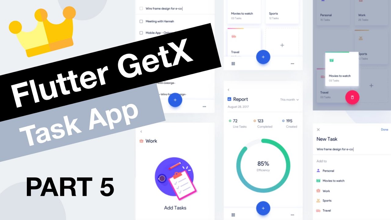 Flutter GetX Task Todo App Tutorial | App from Scratch Part 5