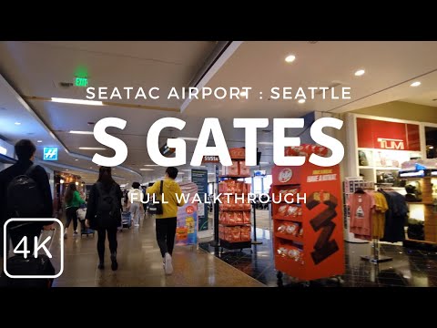 The S Gates at Sea-Tac International Airport | Seattle WA Washington Walking Tour