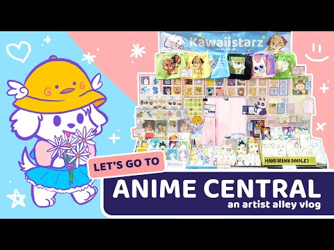 Anime Central 2025 Artist Alley Vlog