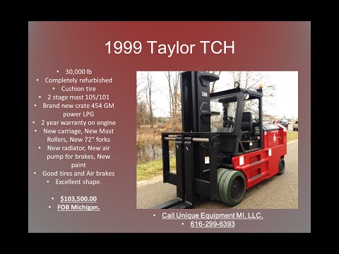 1999 Taylor TCH 30,000 lb. Forklift For Sale