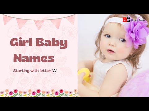 Unique Girl baby Names Starting with Letter "A" with Meanings
