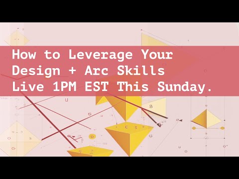 How To Leverage your Arc + Design Skills + AMA Session on Rhino3D and Design Tools