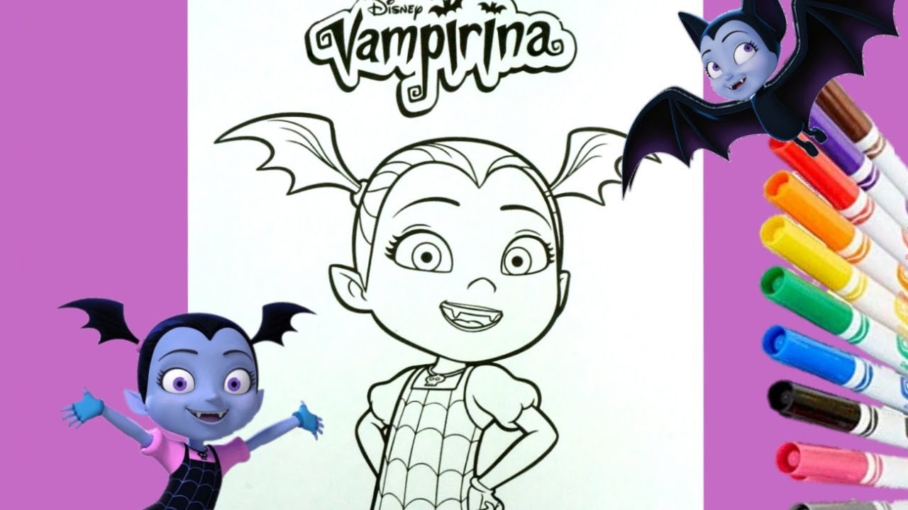 [vampirina] coloring pages