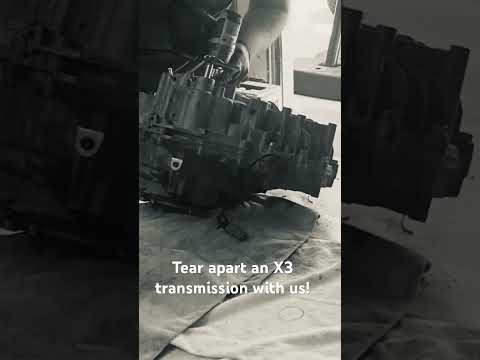 Tearing down an X3 transmission to replace a main shaft!