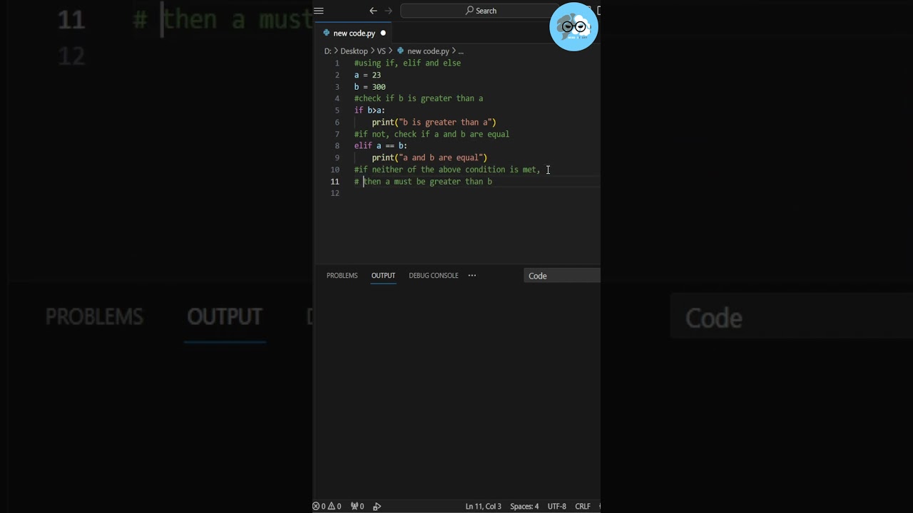 Mastering Python Conditionals: If, Else, and Elif Demystified #viral #shorts #python