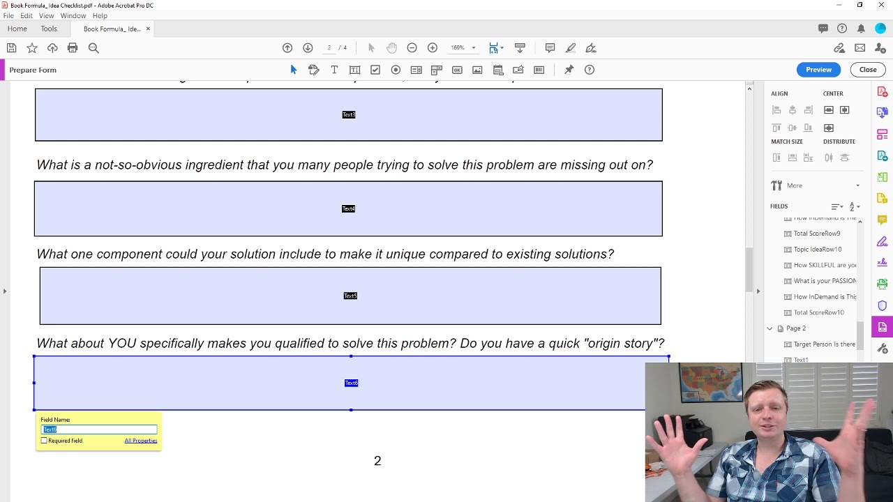 Make your PDF checklist 