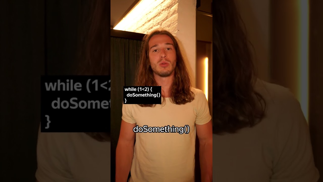 Video 53/100, How do you create an infinite loop on javascript? #MostAskedCodingQuestions