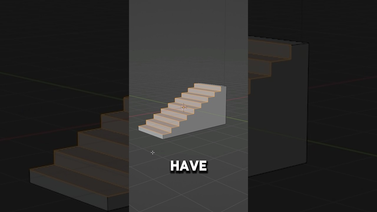 Tip: Fast Stairs #blender#blender3d #blendertutorial#howto