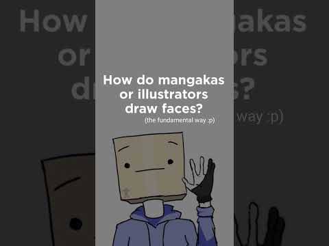 How to draw anime faces? #anime #drawing #manga