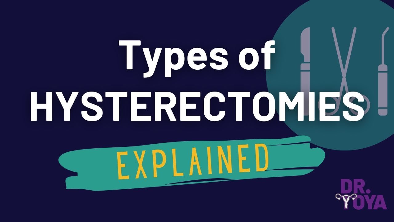 Types of Hysterectomies Explained