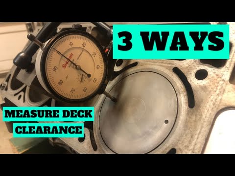 3 Ways to check deck clearance.