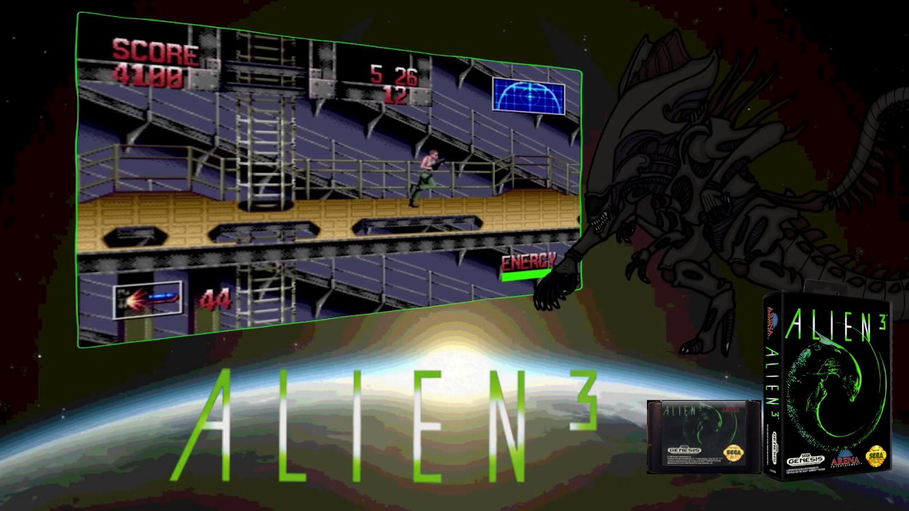 launchbox game theme Sega Genesis alien 3