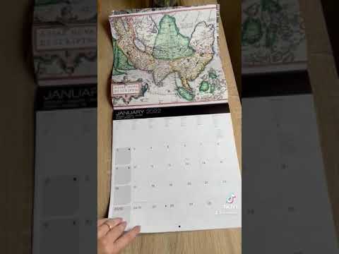 Old maps calendar