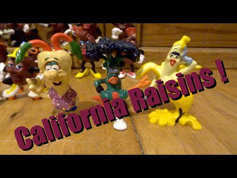 Applause CALIFORNIA RAISINS Collection 1980s Figures!