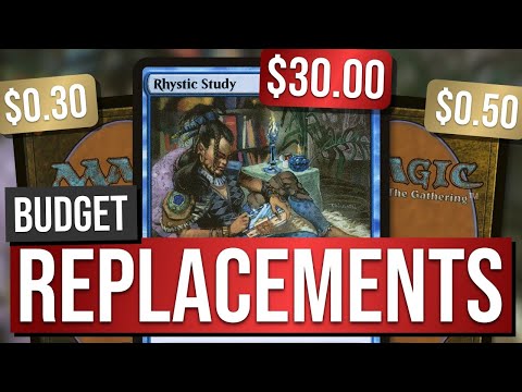 Budget Replacements for Rhystic Study | Broken Commander Card | EDH | Magic the Gathering
