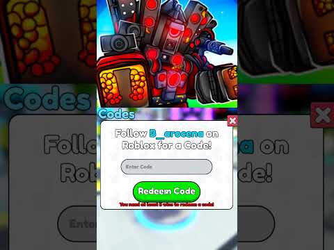 Skibidi Tower Defense New Codes #shorts #explore #gaming