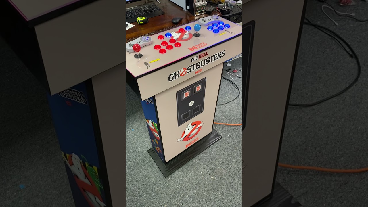 The Real Ghostbusters Pedestal Arcade Machine
