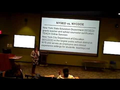 NYS Certification Workshop Season 2: Episode 2 NYSED vs. NYCDOE
