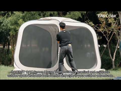 Review EAST OAK Screen House Tent Pop-Up 2023