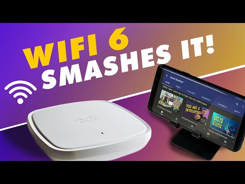 Wi-Fi 6 Demo: Samsung S10 and Cisco AP: 802.11ax / wifi 6 smashes it!