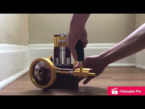 SINGLE CYLINDER WORKING DOUBLE ACTING STEAM ENGINE by PALEXANDER609 ...