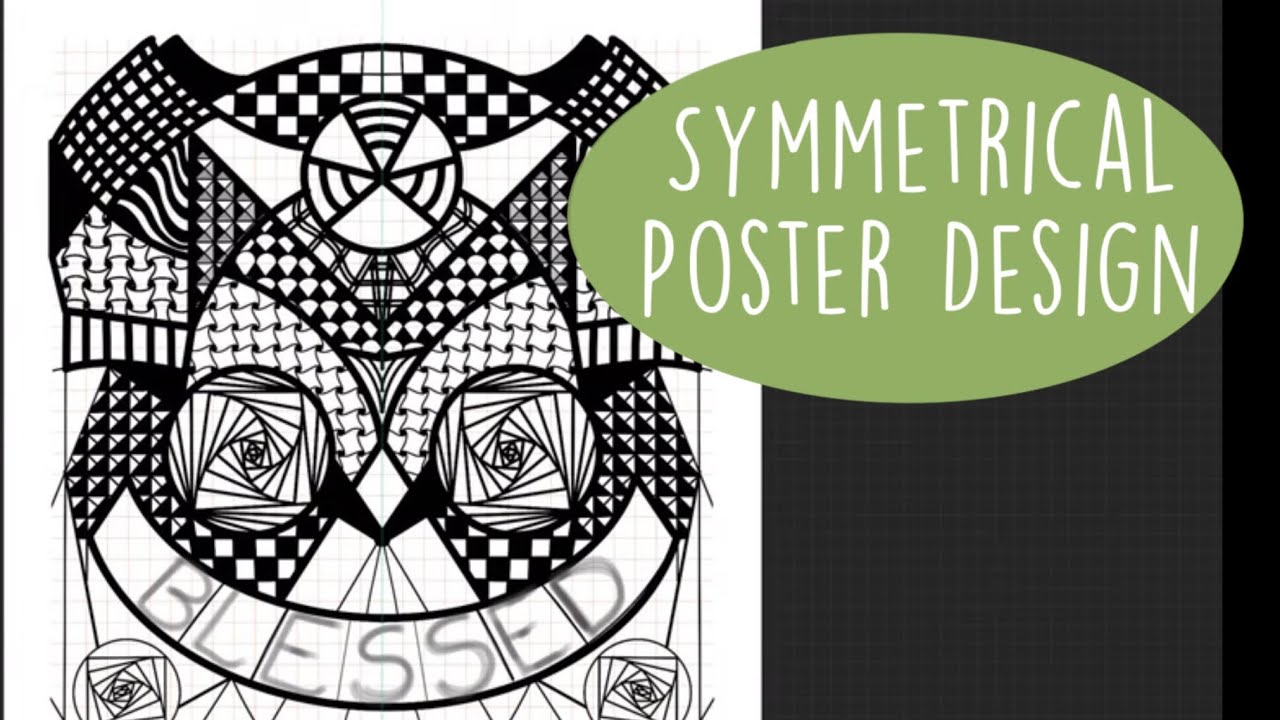 Symmetrical Poster Design