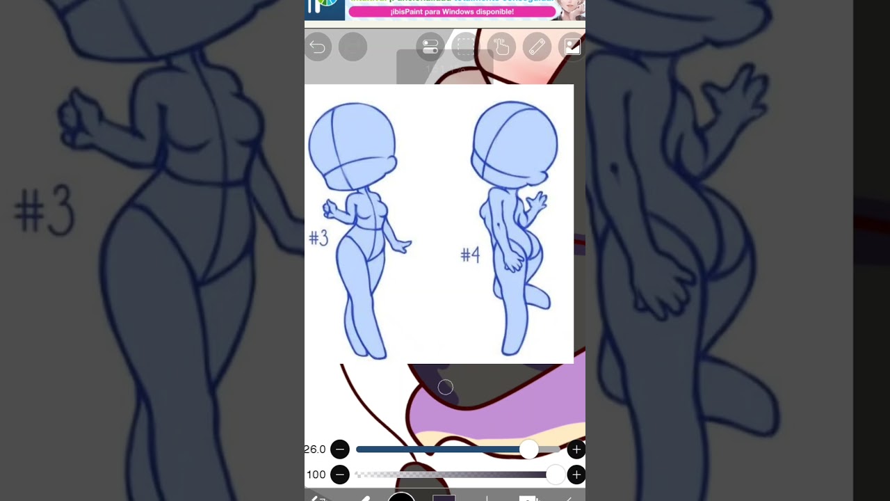 How to Draw Chibis in 1 Minute Tutorial #ibispaintx #shortsart