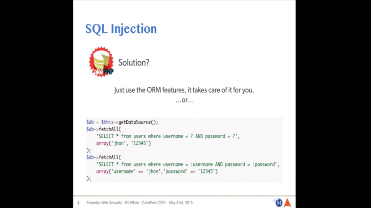Essential Web Security -  Eli White Up