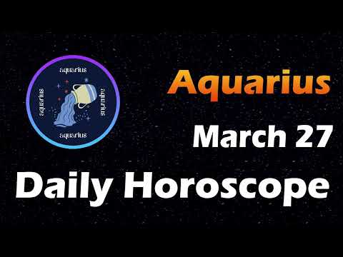 Aquarius Horoscope Today, Aquarius Tarot today, 27th March 2024 #AquariusHoroscope #Horoscopia