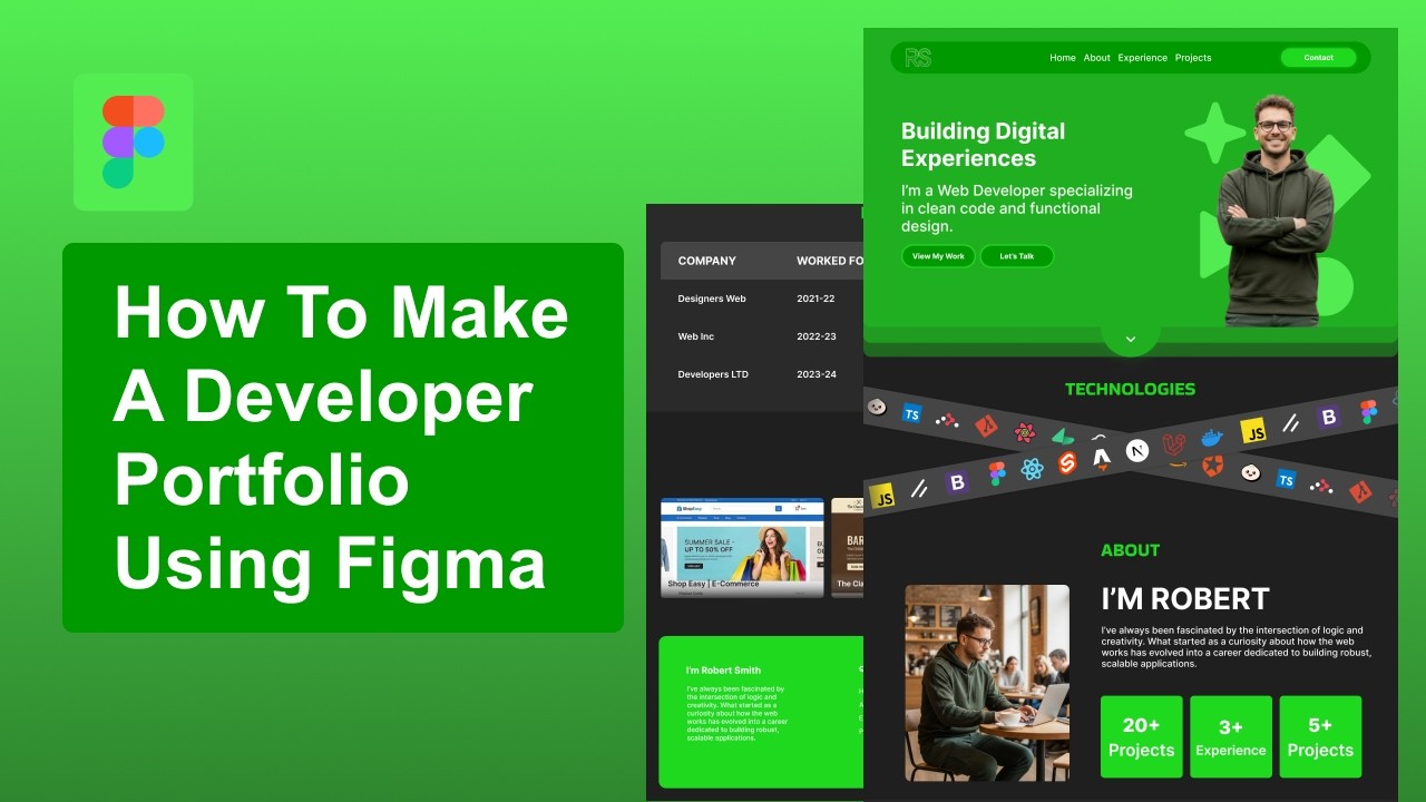 How To Make A Developer Portfolio Using Figma