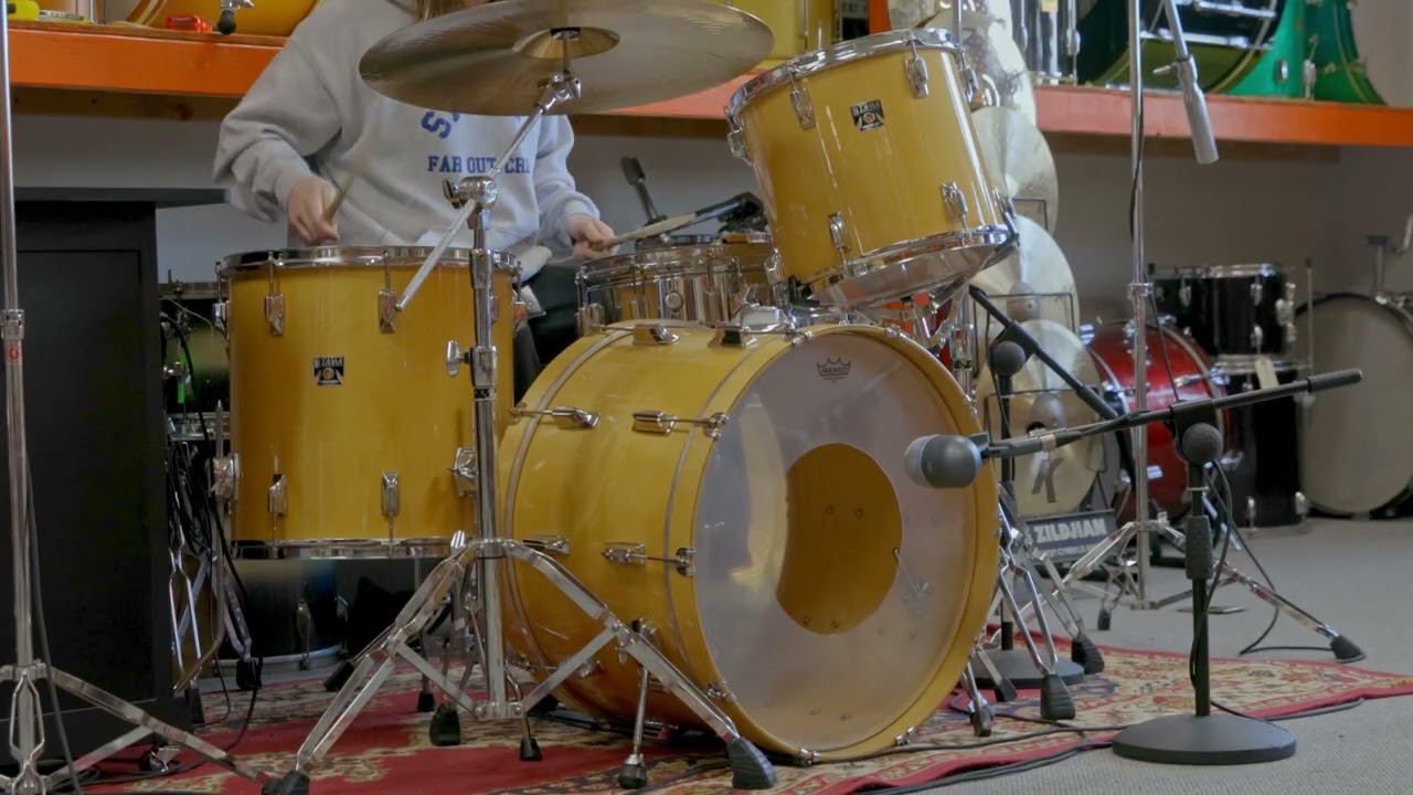 Vintage Tama Super Maple Superstar Drum Set 14x22 12x13 and 16x16