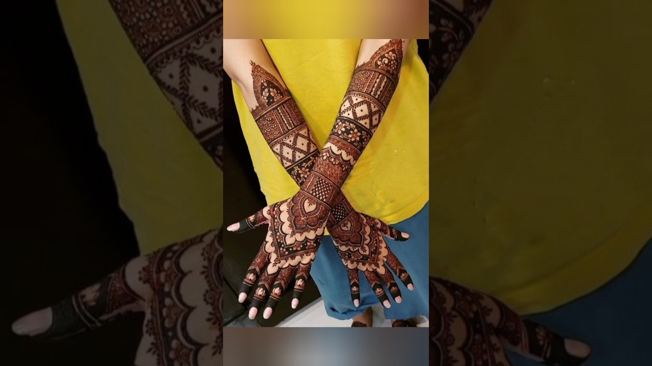 So Amazing😍 back hand bridal Mehandi designs ideas 2024😱😱#mehndidesign2024 #latestmhendi#hennadesign